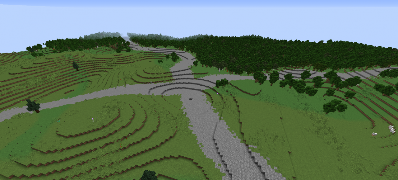 Road Land Survival Minecraft Map