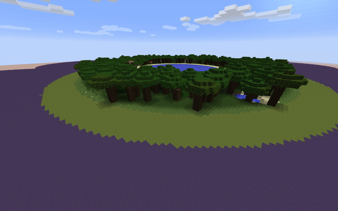 Colored Clay Island Minecraft Map