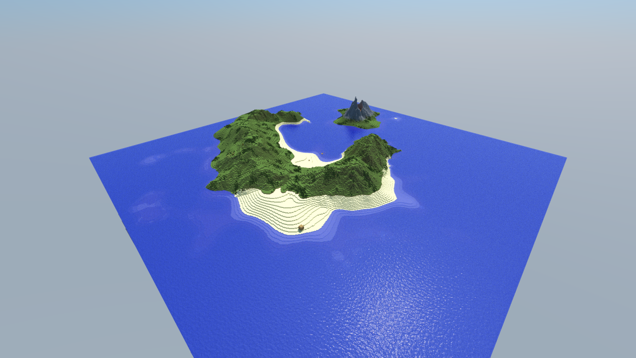 Skyblock based island - Lost Island Terraforming Contest Minecraft Map