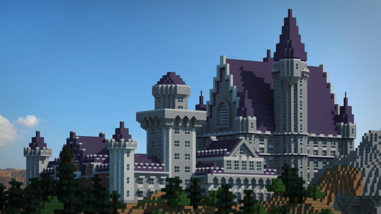 Neuschwanstein castle Minecraft Map