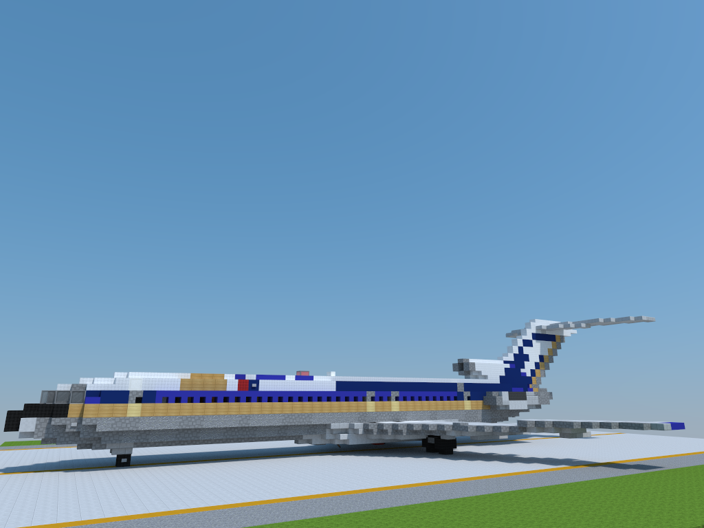 Boeing 727 | 1.5:1 scale | + Download Minecraft Map