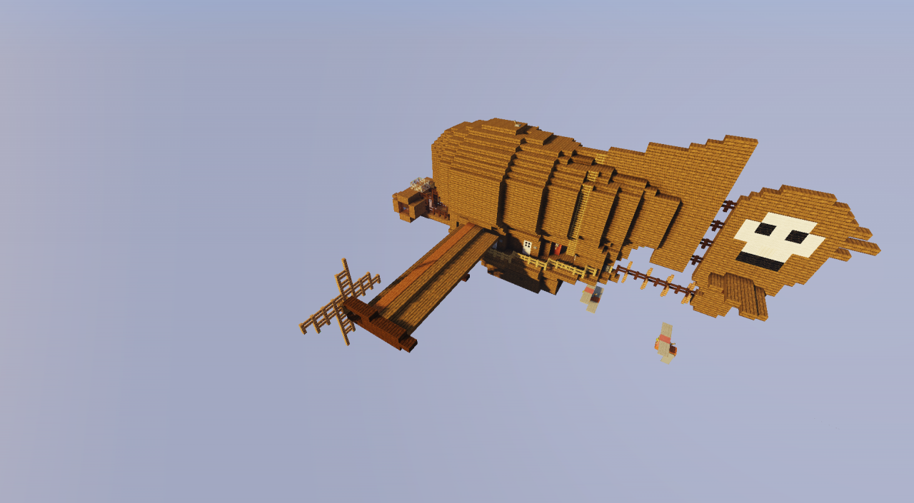 Tiger Moth (Laputa, Castle in the sky) Minecraft Map