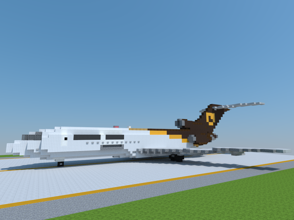 Boeing 727 | 1.5:1 scale | + Download Minecraft Map