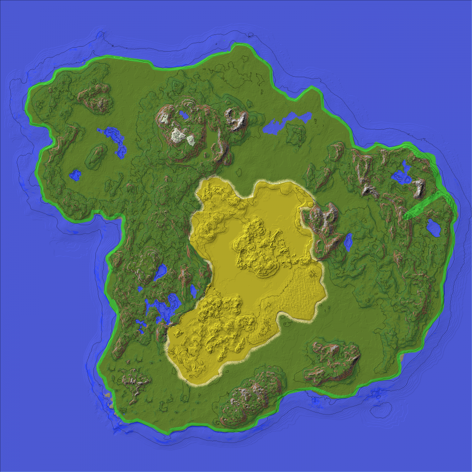 Hezzy Island [Terraforming Contest Entry] Minecraft Map