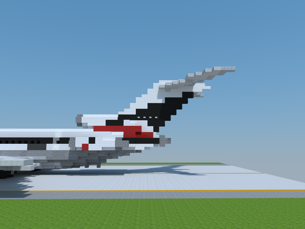 Boeing 727 | 1.5:1 scale | + Download Minecraft Map