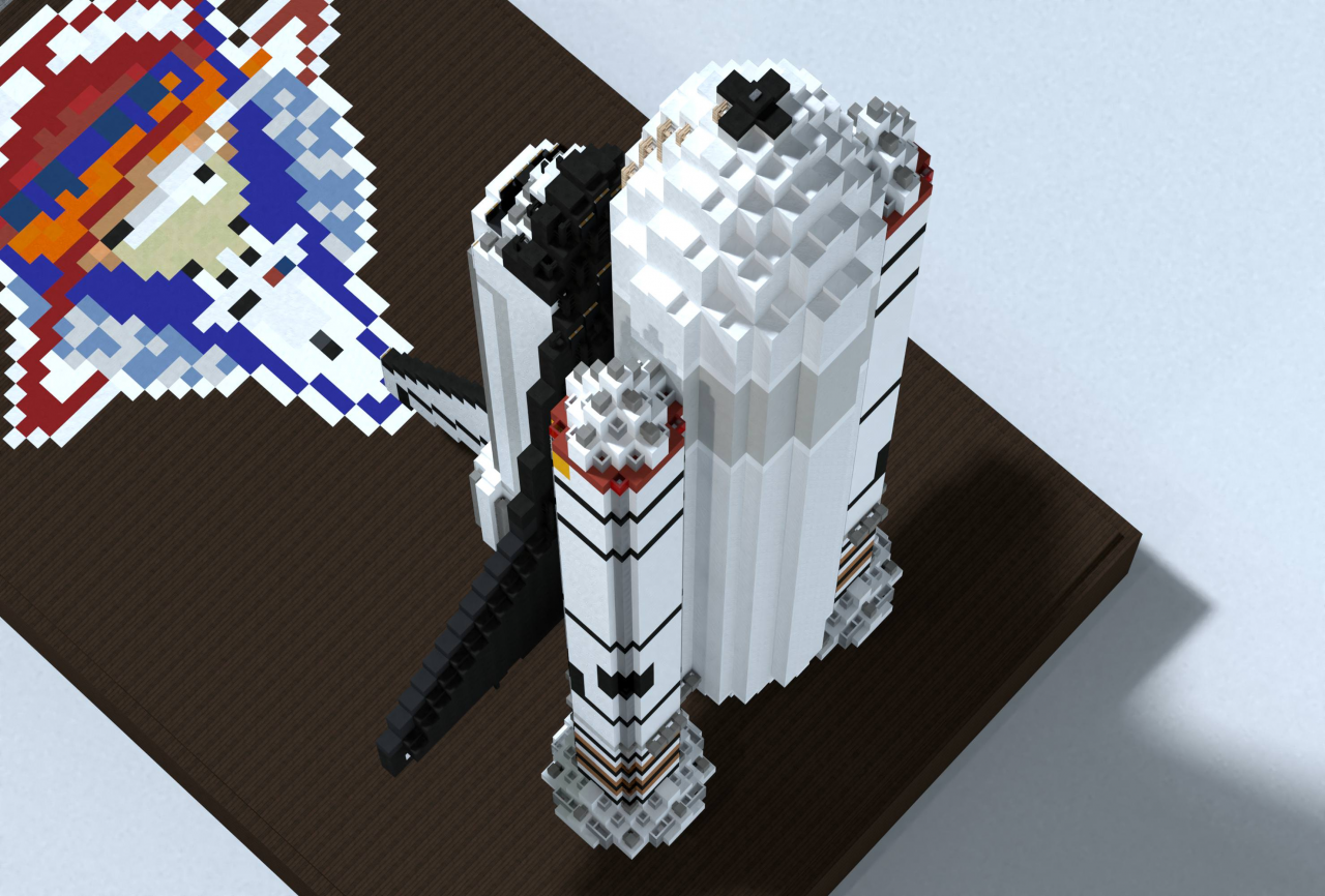 STS-1 - Columbia, and the Space Shuttle's First Flight. Minecraft Map