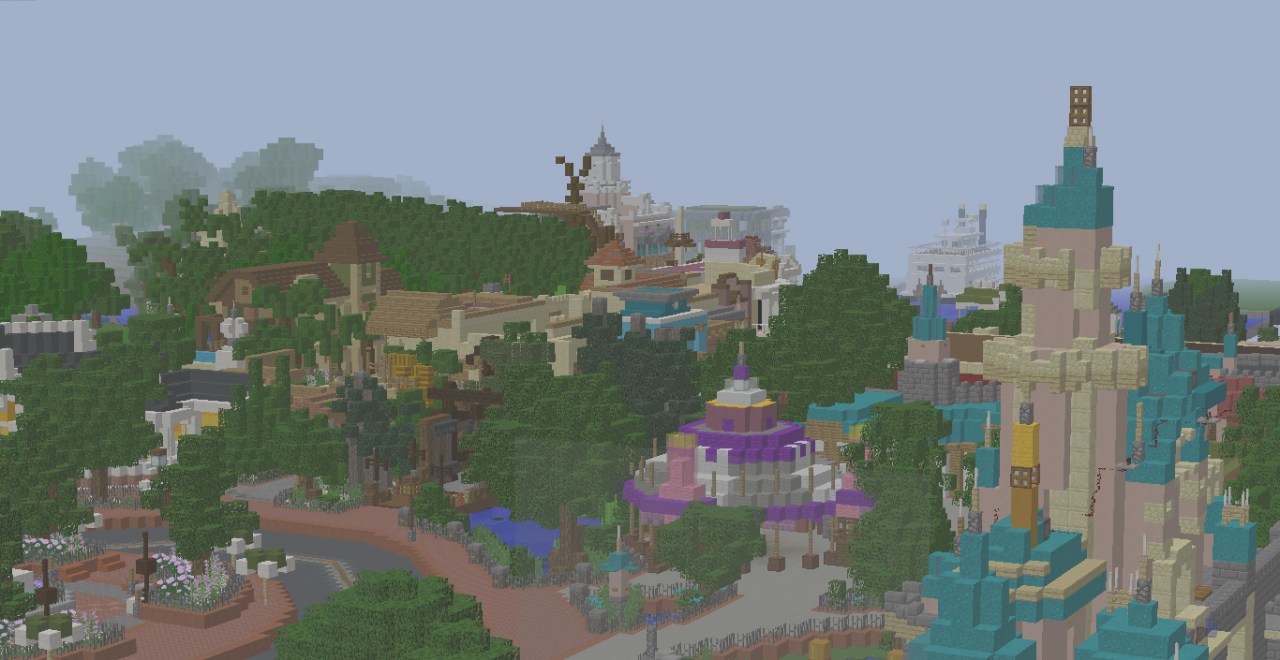 Disneyland Build Project Minecraft Map