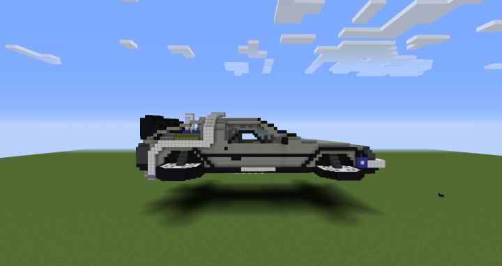 Back to the future DeLorean Minecraft Map