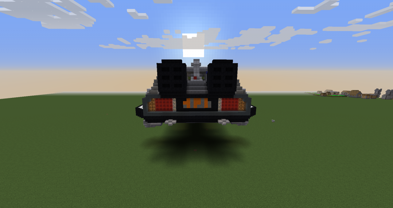 Back to the future DeLorean Minecraft Map