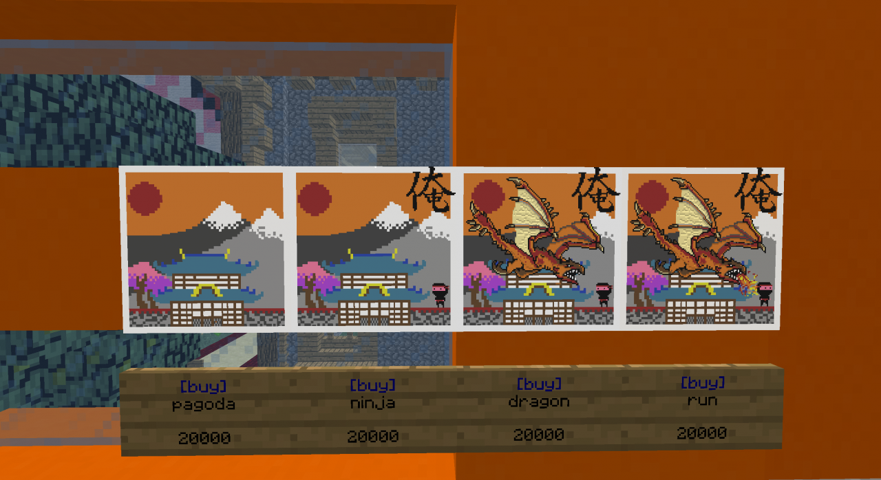 pixelart mapped Minecraft Map