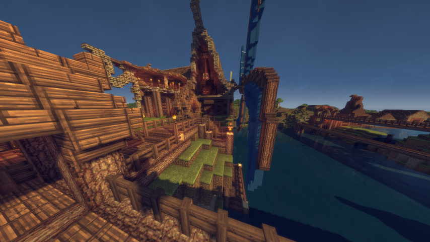 Medieval Lake House With a Touch Of Modern Design Minecraft Map