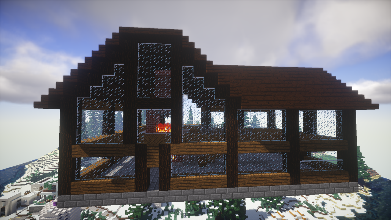 Large Lakeside Cabin Minecraft Map