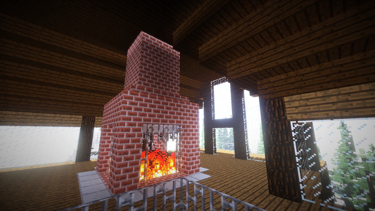 Large Lakeside Cabin Minecraft Map