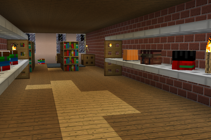 The Bakerstown Project Interior Samples Minecraft Map