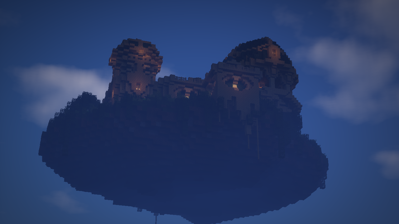Floating Temple of the sky Minecraft Map