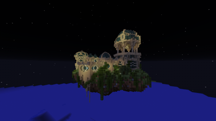 Floating Temple of the sky Minecraft Map