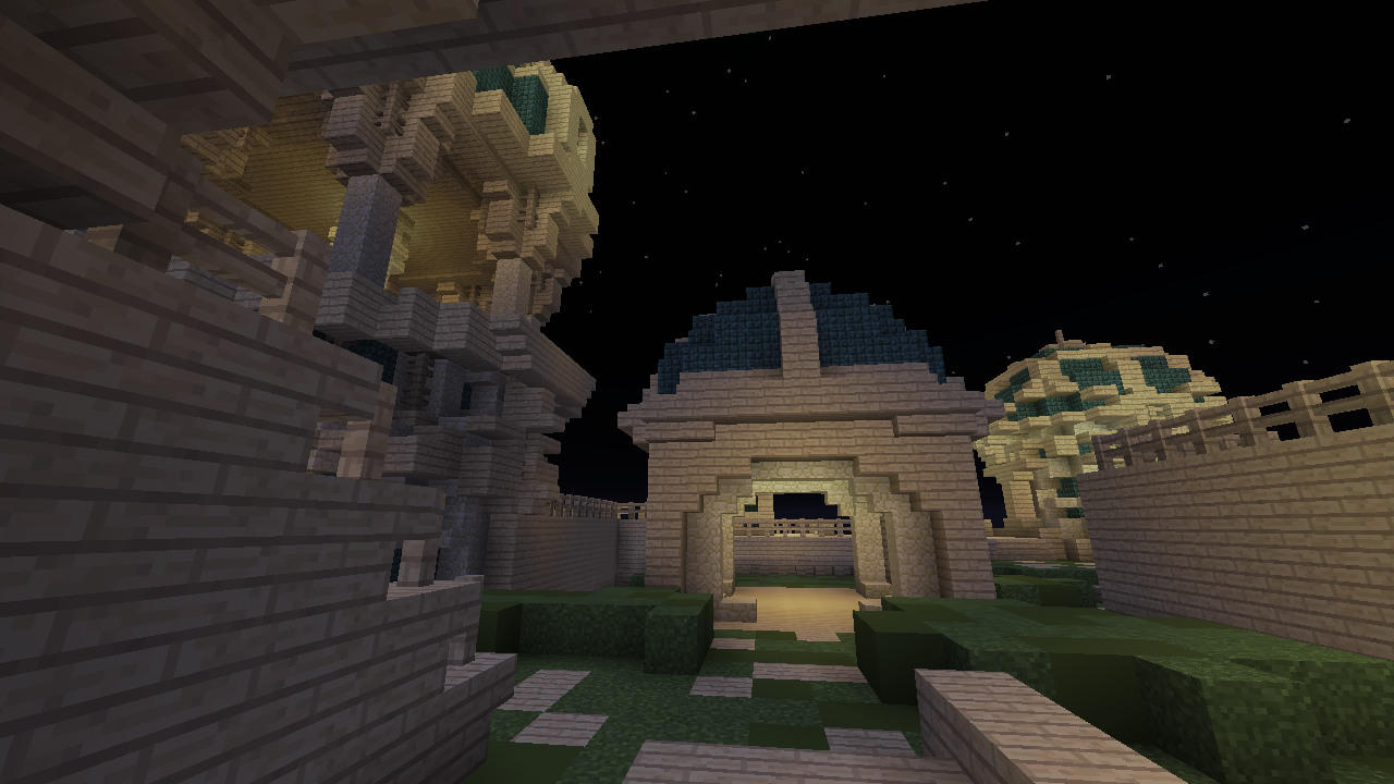 Floating Temple of the sky Minecraft Map