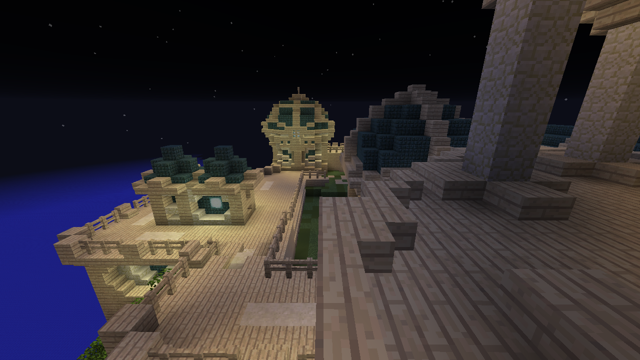 Floating Temple of the sky Minecraft Map