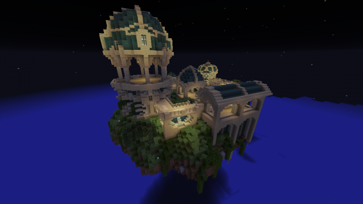 Floating Temple of the sky Minecraft Map