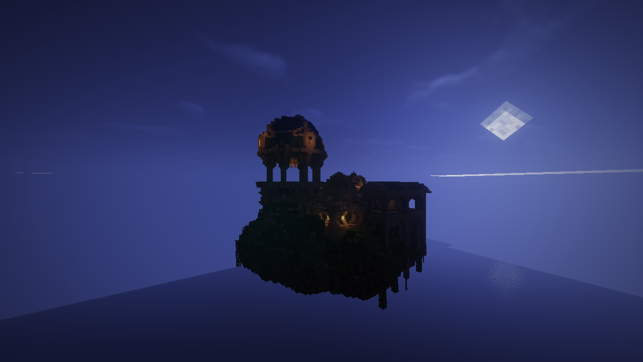 Floating Temple of the sky Minecraft Map