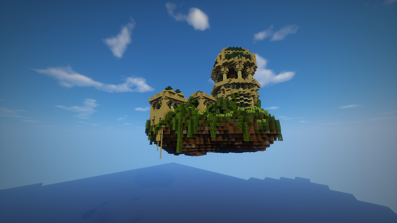 Floating Temple of the sky Minecraft Map