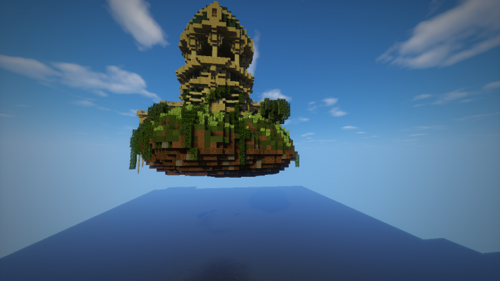 Floating Temple of the sky Minecraft Map