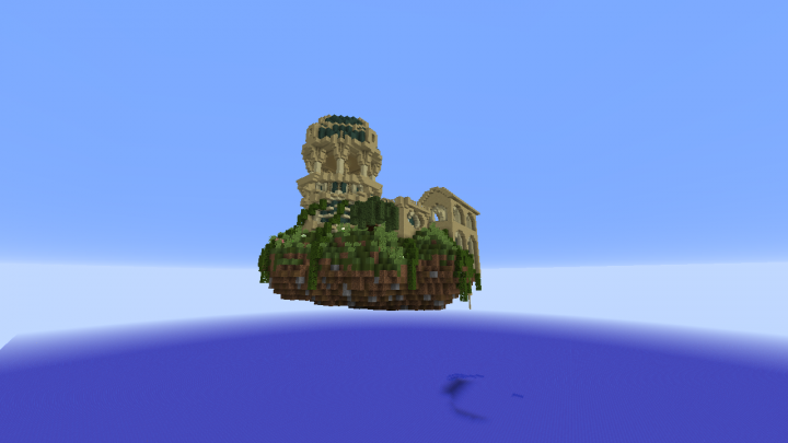 Floating Temple of the sky Minecraft Map