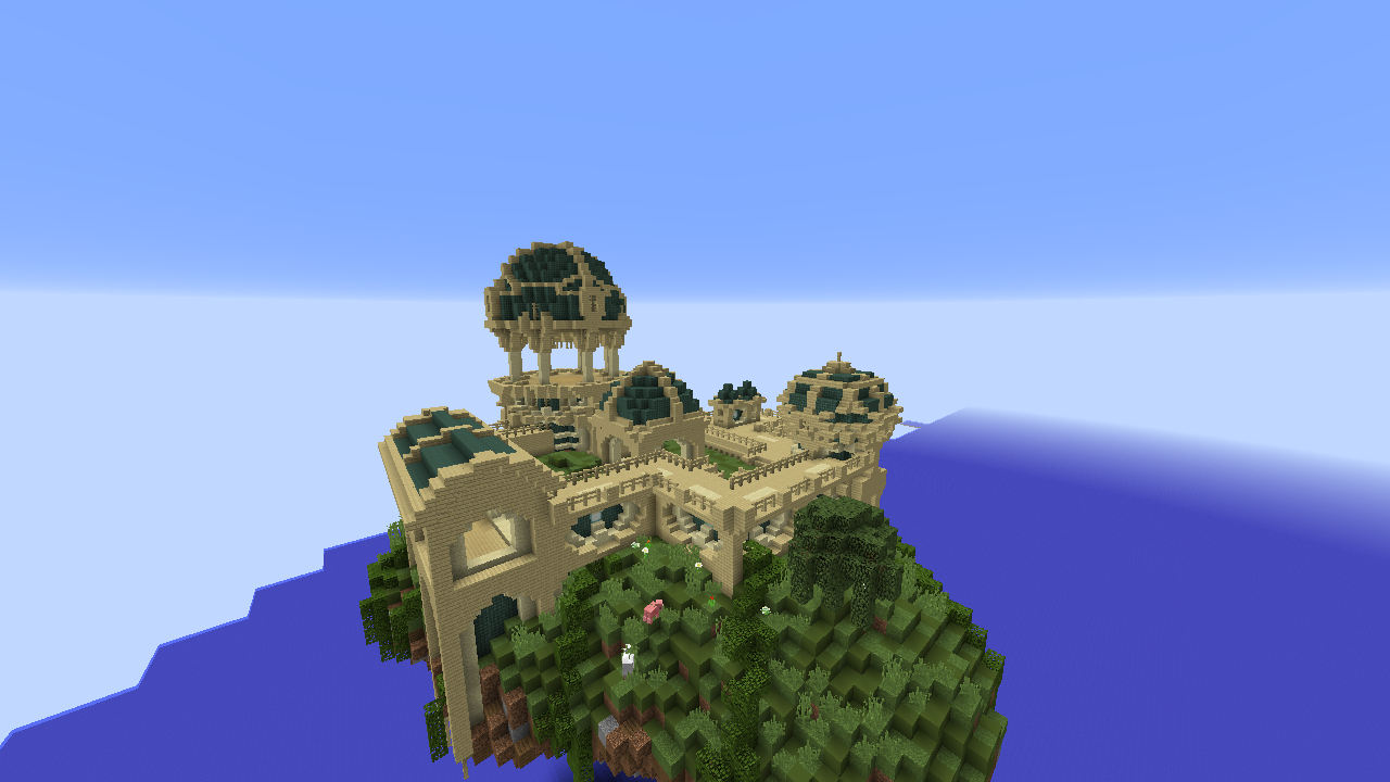 Floating Temple of the sky Minecraft Map