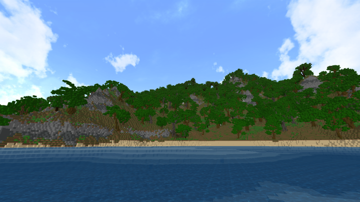 Atoll island 2k*2k Minecraft Map