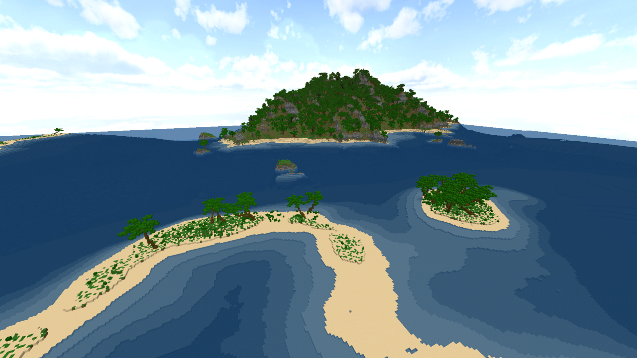 Atoll island 2k*2k Minecraft Map