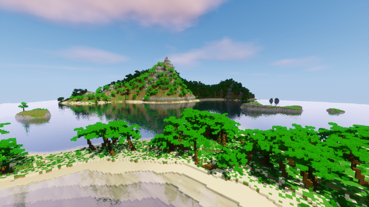 Atoll island 2k*2k Minecraft Map