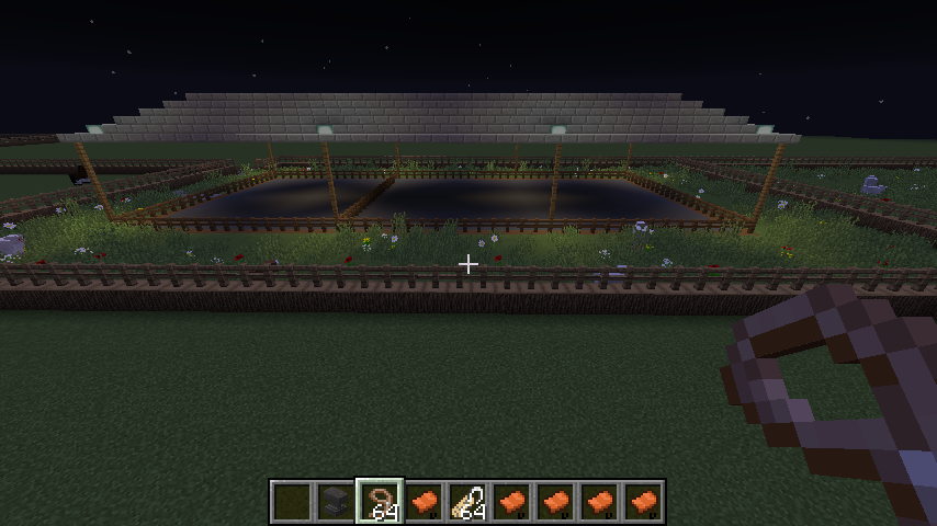 Two villages with Horse Stable and Arena Minecraft Map