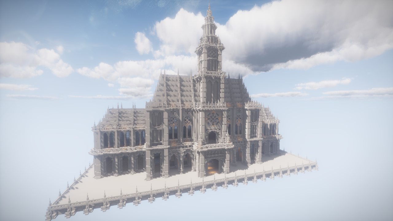 Medieval-Style City Hall Minecraft Map