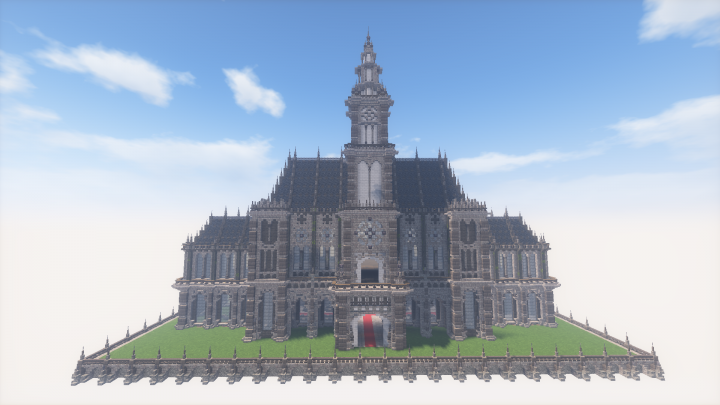 Medieval-Style City Hall Minecraft Map
