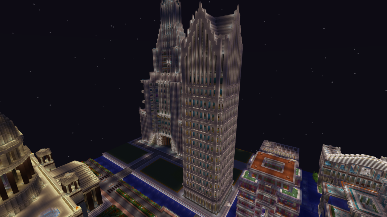 Ally Detroit Center Minecraft Map