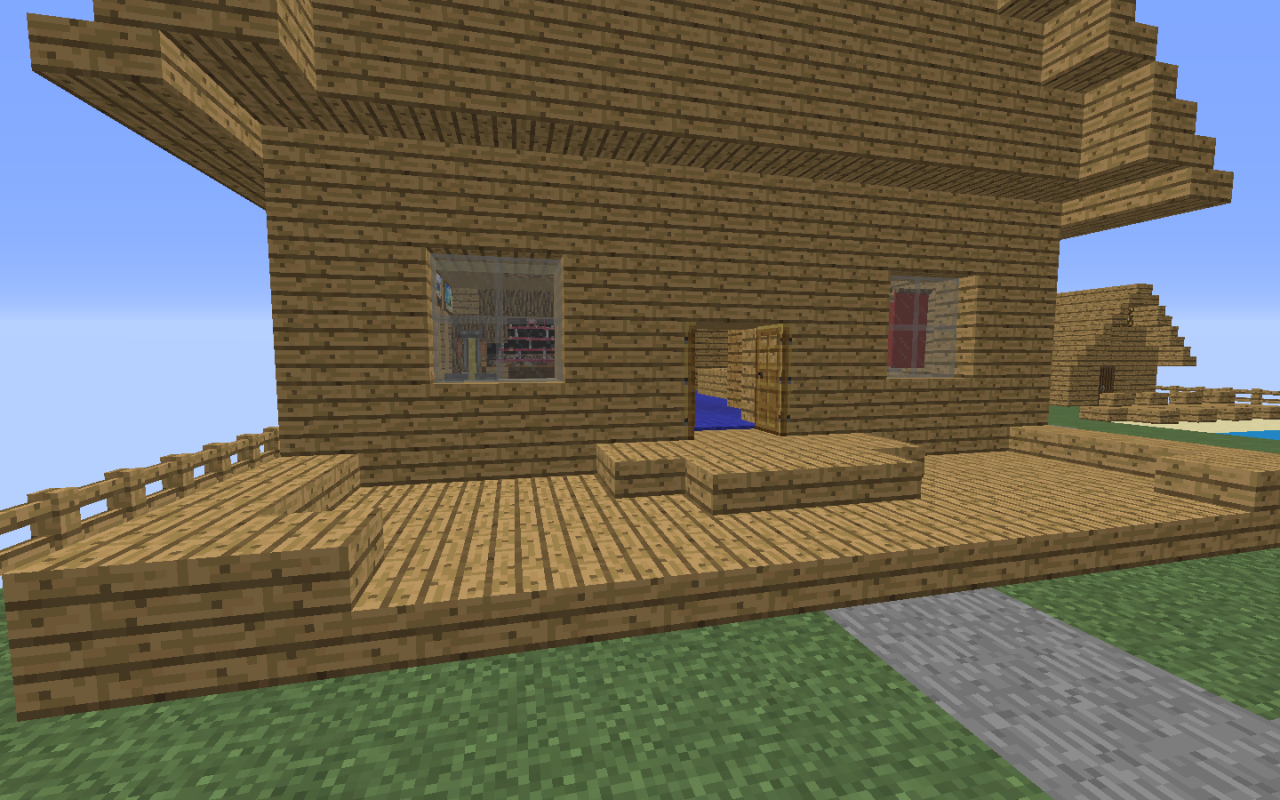 Flying House Minecraft Map