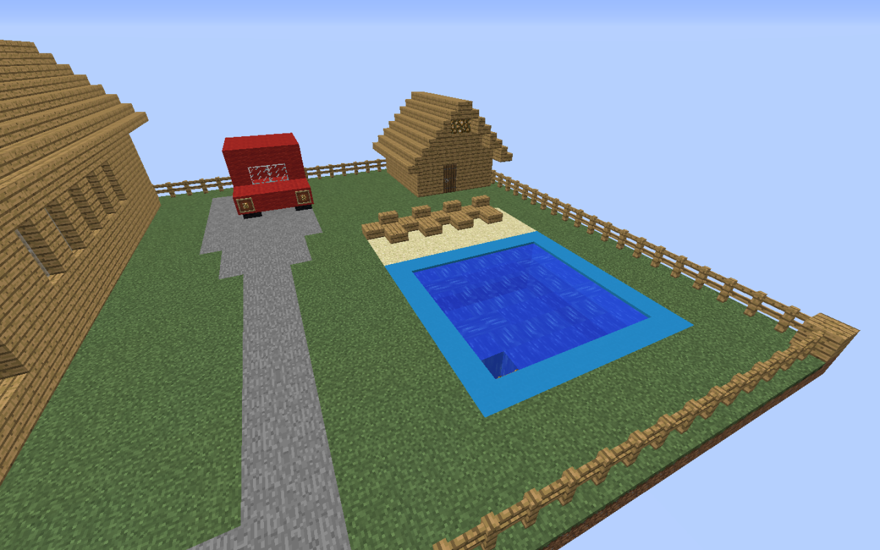 Flying House Minecraft Map