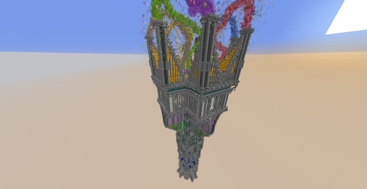 256 blocks tall TOWER! (TIMELAPSE) Minecraft Map