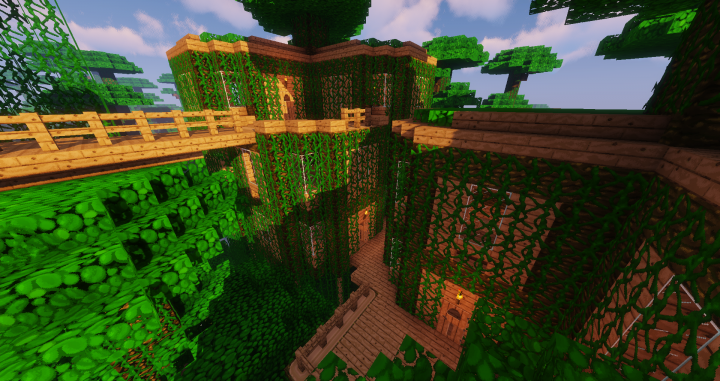 [-New Minerule-] Mossdeep jungle + Fortree City Minecraft Map