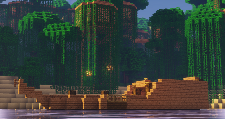 [-New Minerule-] Mossdeep jungle + Fortree City Minecraft Map
