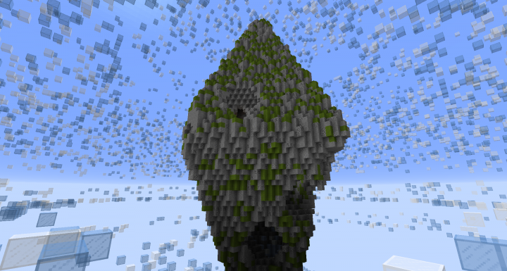 Unidentified Interstellar Comet “Lost Island” Minecraft Map