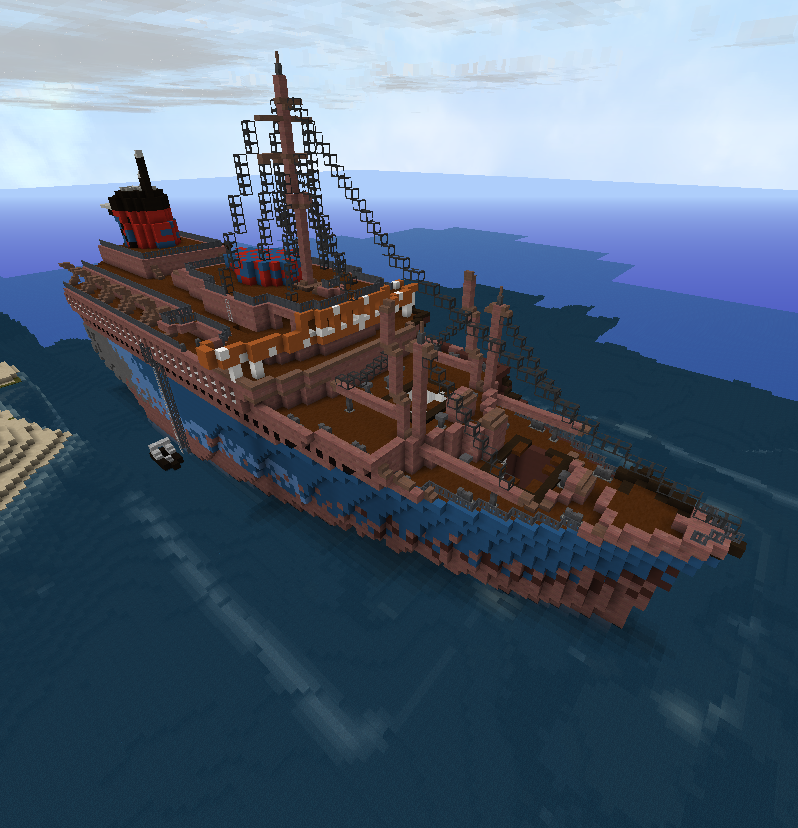 SS AMERICA (extremely outdated) Minecraft Map