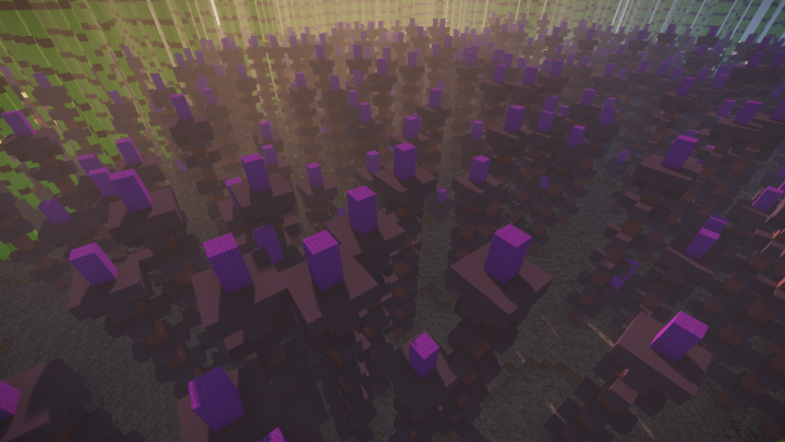 Isloated alien world Minecraft Map