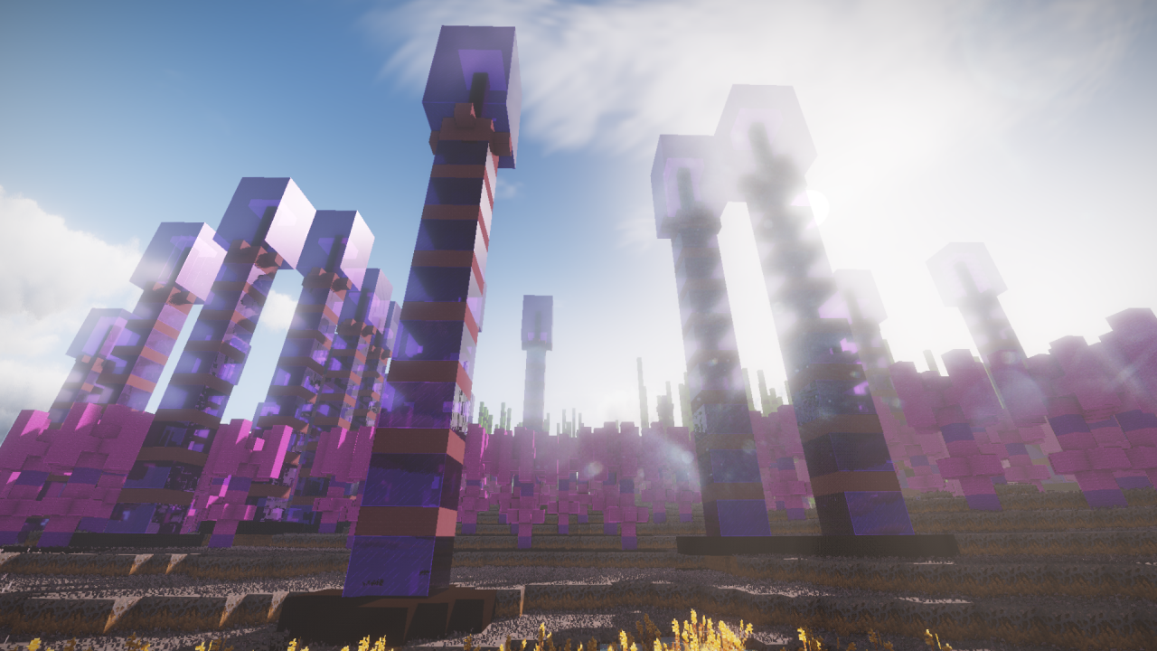 Isloated alien world Minecraft Map