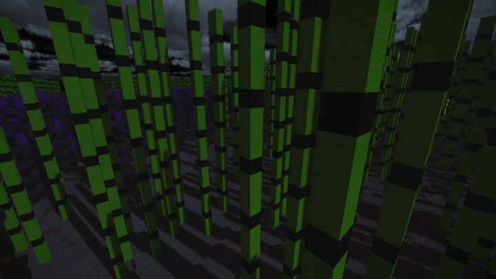 Isloated alien world Minecraft Map