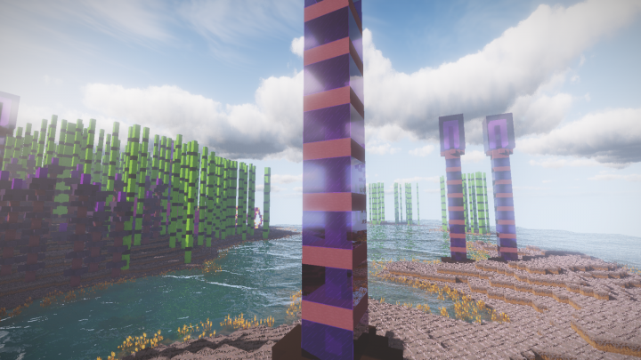 Isloated alien world Minecraft Map