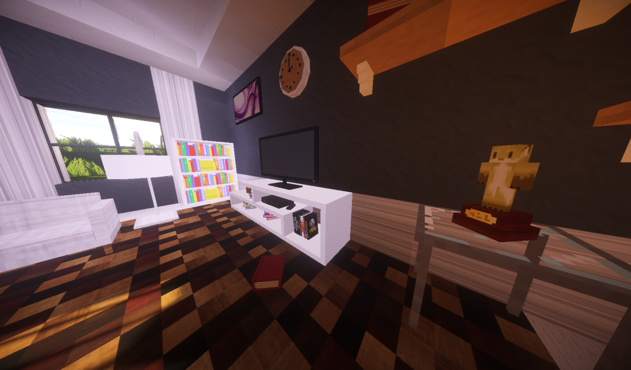 Pack of 26 HD detailed living room screenshots Minecraft Map