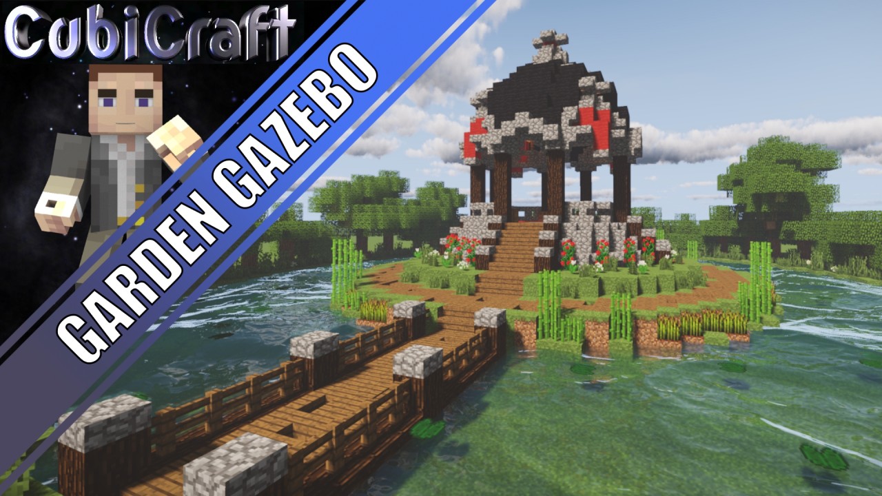 Medieval/Rustic/Fantasy Gazebo + Schematic Minecraft Project