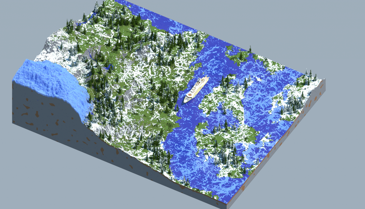 Pelorus - Yacht {1:1 SCALE} - LurssenYachts Minecraft Map