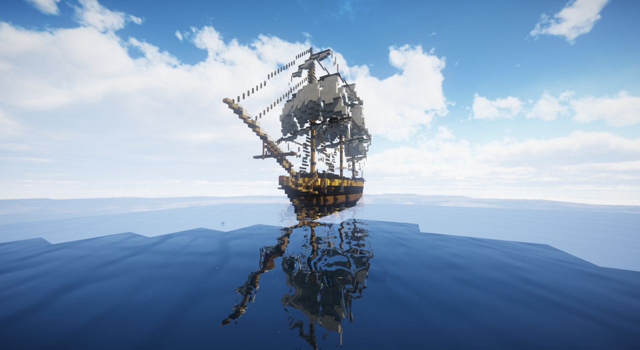 HMS Indefatigable - British frigate Minecraft Map